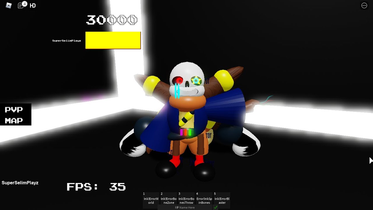 Undertale: The Ultimate Battle (Ink Error Sans Showcase!) - YouTube