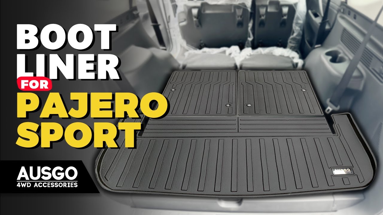 Tired of a messy boot in your Mitsubishi Pajero Sport? Try this boot ...