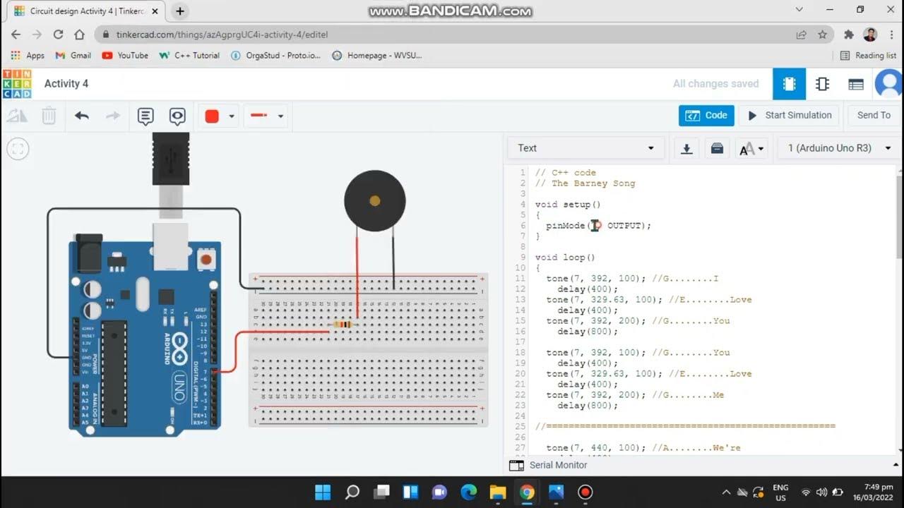 Can We Play Music Using Arduino in Tinkercad? - by Carl Matulina - YouTube