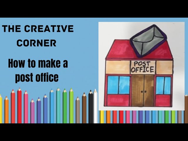 Post Office Drawing Easy Step By Step