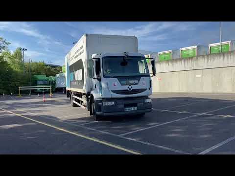 HGV Module 3a Reversing test - YouTube
