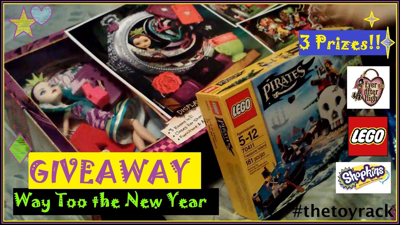 CLOSED Giveaway! Shopkins! Lego! Ever After High! - YouTube