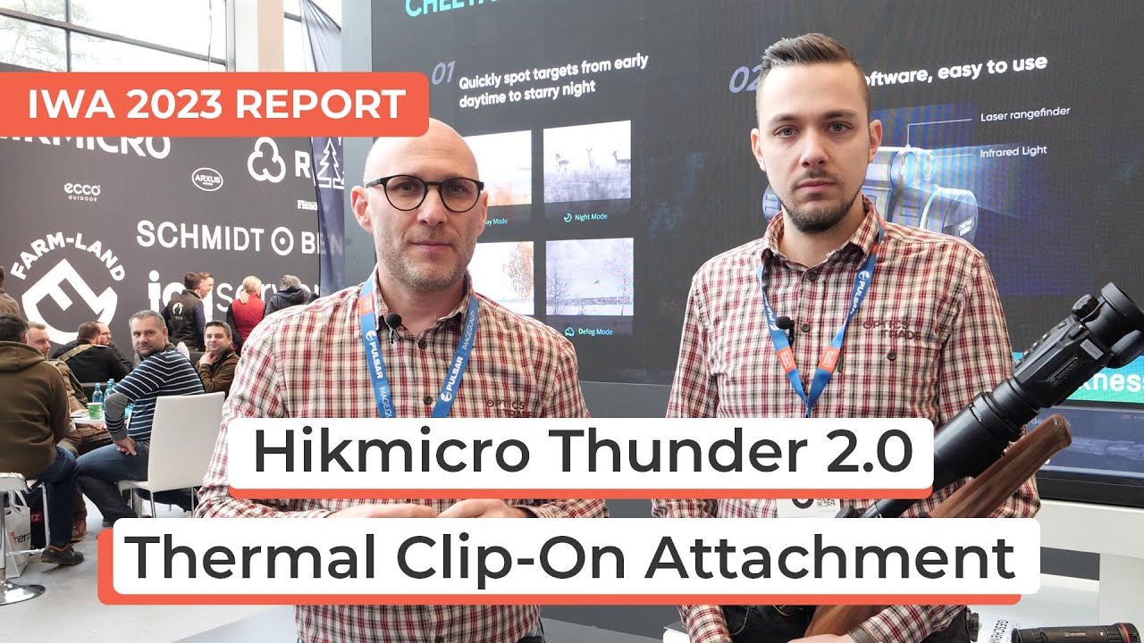 HikMicro Thunder 2.0 Thermal Clip-On Attachment | IWA 2023 Report - YouTube