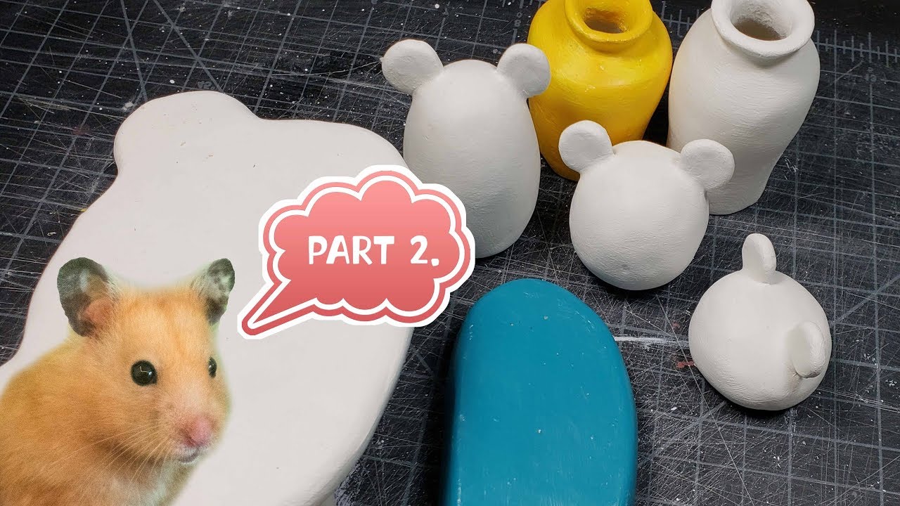DIY Hamster Restaurant Process (Miniature) | Part2 - Making Decorations ...