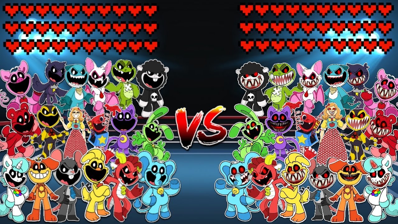 All Poppy Playtime Characters vs All Evil Poppy Playtime Characters ...
