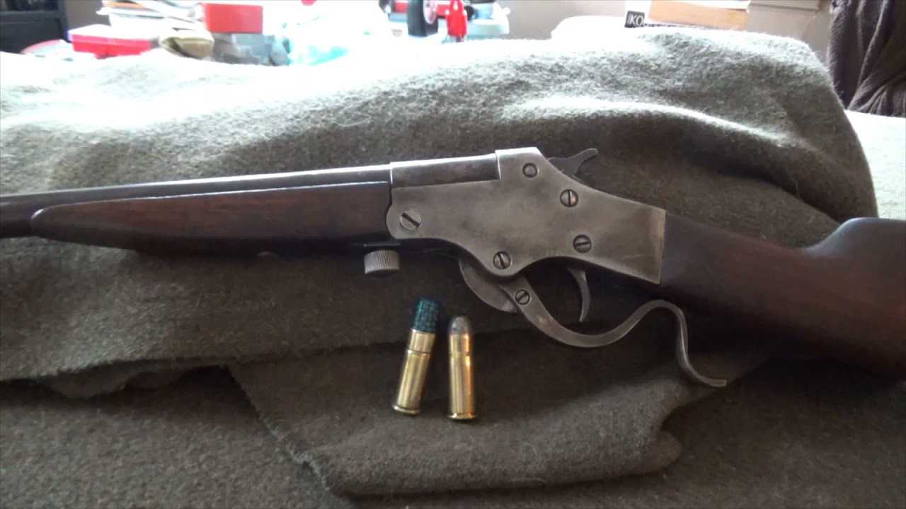 Stevens Model 101 .44-Shot (.44 XL) .44-40 Winchester smooth bore - YouTube