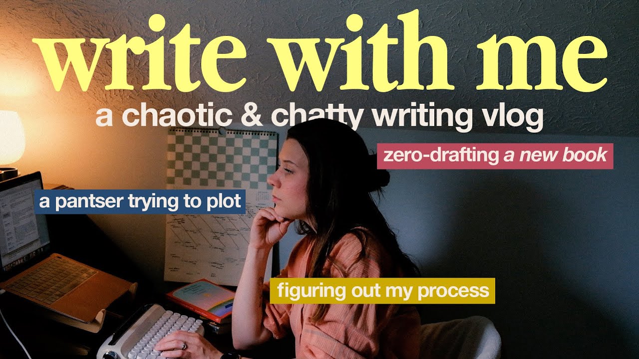 chaotic WRITING VLOG!! 📚 zero-drafting my fantasy novel & figuring out ...