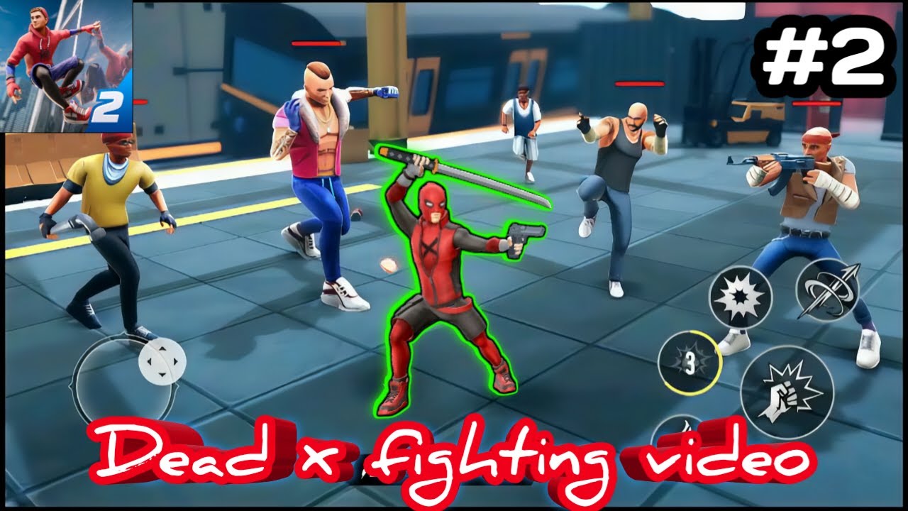 Dead x fight gameplay video | Deadpool | spider fighter 2 | #2 - YouTube