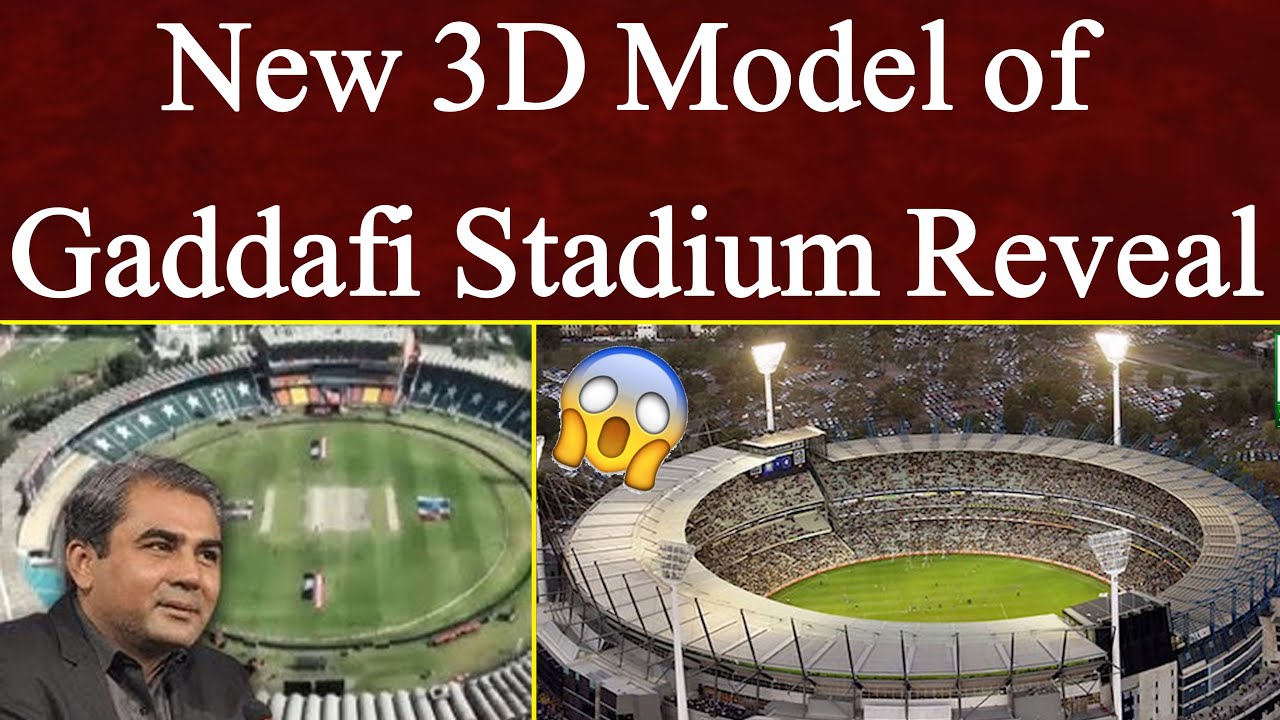 New 3D Model of Gaddafi Stadium Reveal | MYK Sports - YouTube