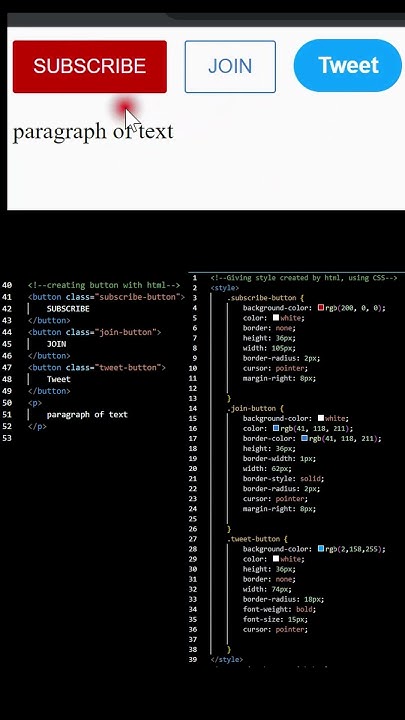 Creating Buttons with HTML & CSS - YouTube