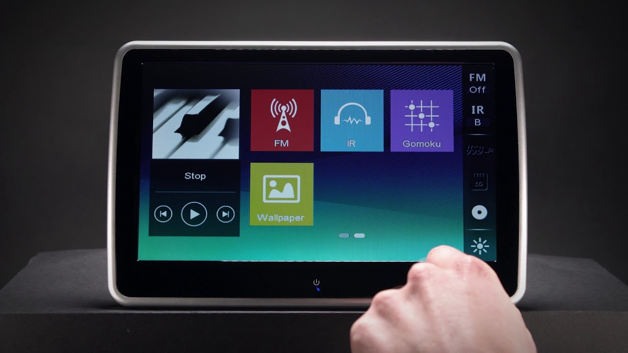 Universal - 10.1" WinCE Car Headrest DVD Player Review (HD101TH) - YouTube