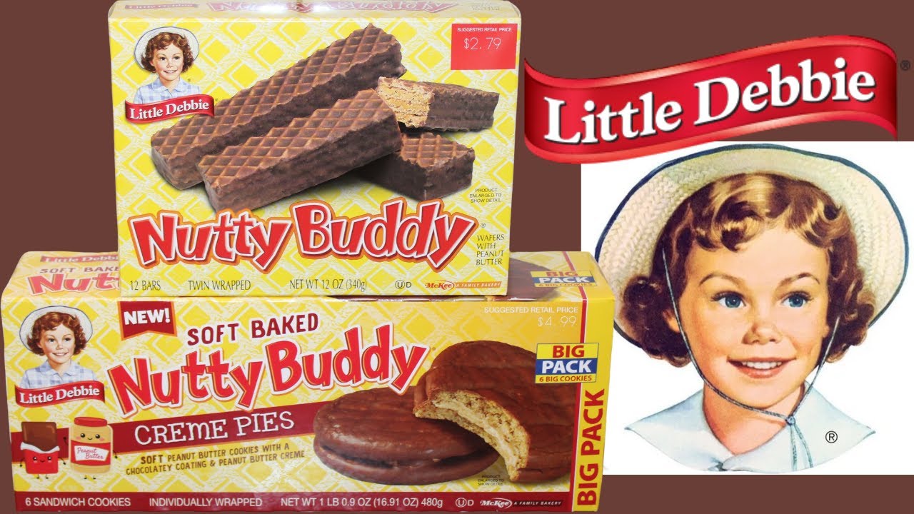 Little Debbie Nutty Buddy & Soft Baked Nutty Buddy Crème Pies Review ...