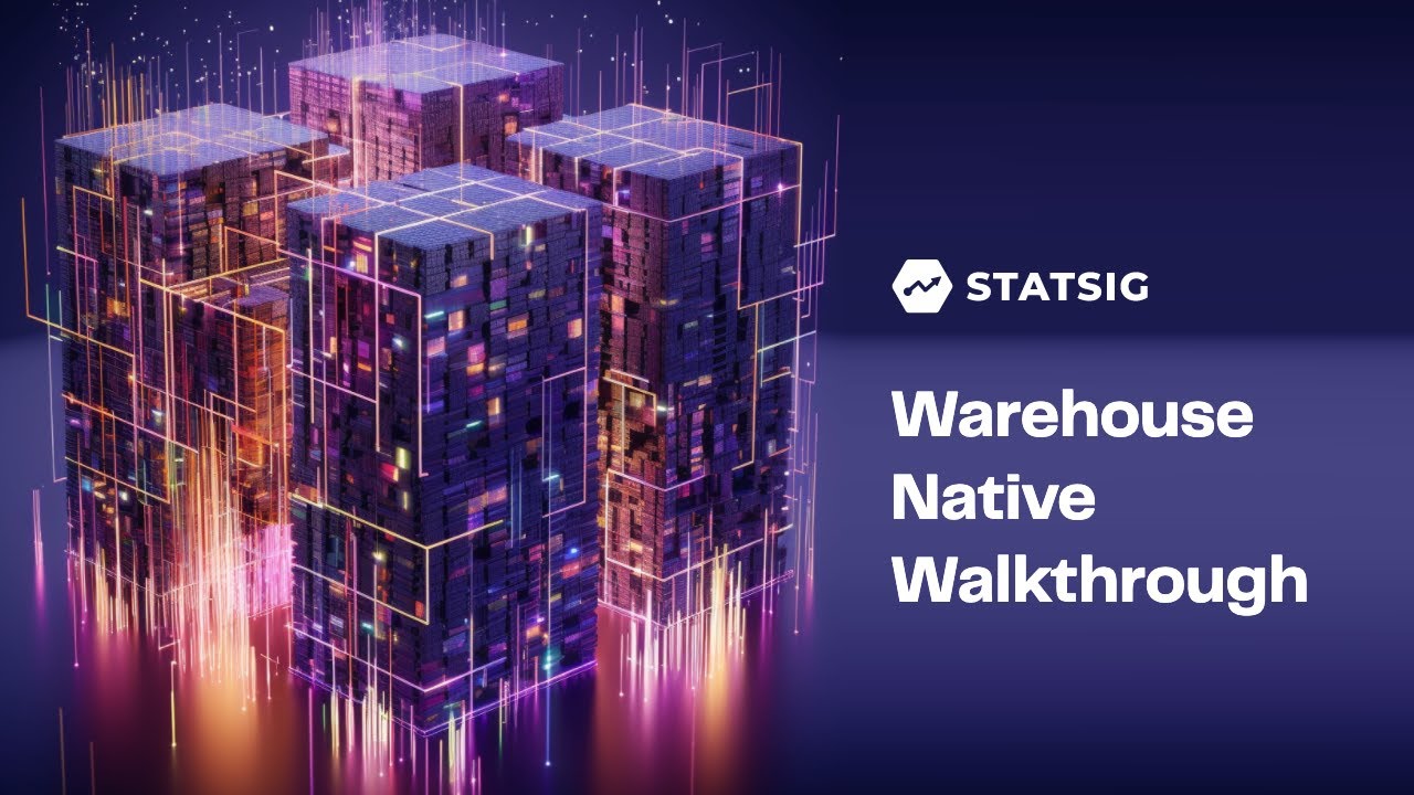 Statsig Warehouse Native Product Walkthrough - YouTube