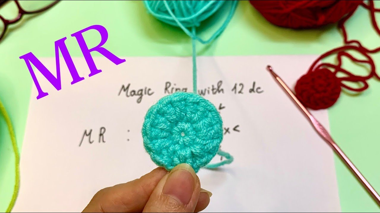 How to make perfect magic circle (or magic ring) / Basic Crochet ...