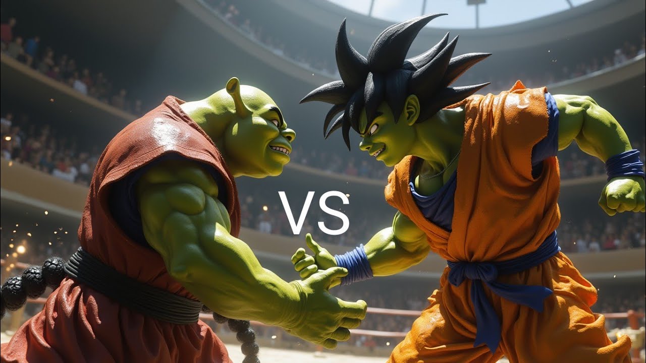 Shrek VS Ronaldo in football ⚽😈 - YouTube