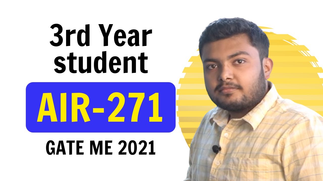 GATE Topper in 3rd Year B.Tech - Abhishek Mishra | Exergic student ...