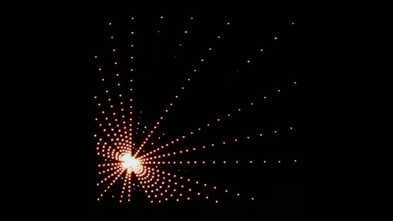 Fiber Optic Burst Simulation in Ceiling Panel - YouTube