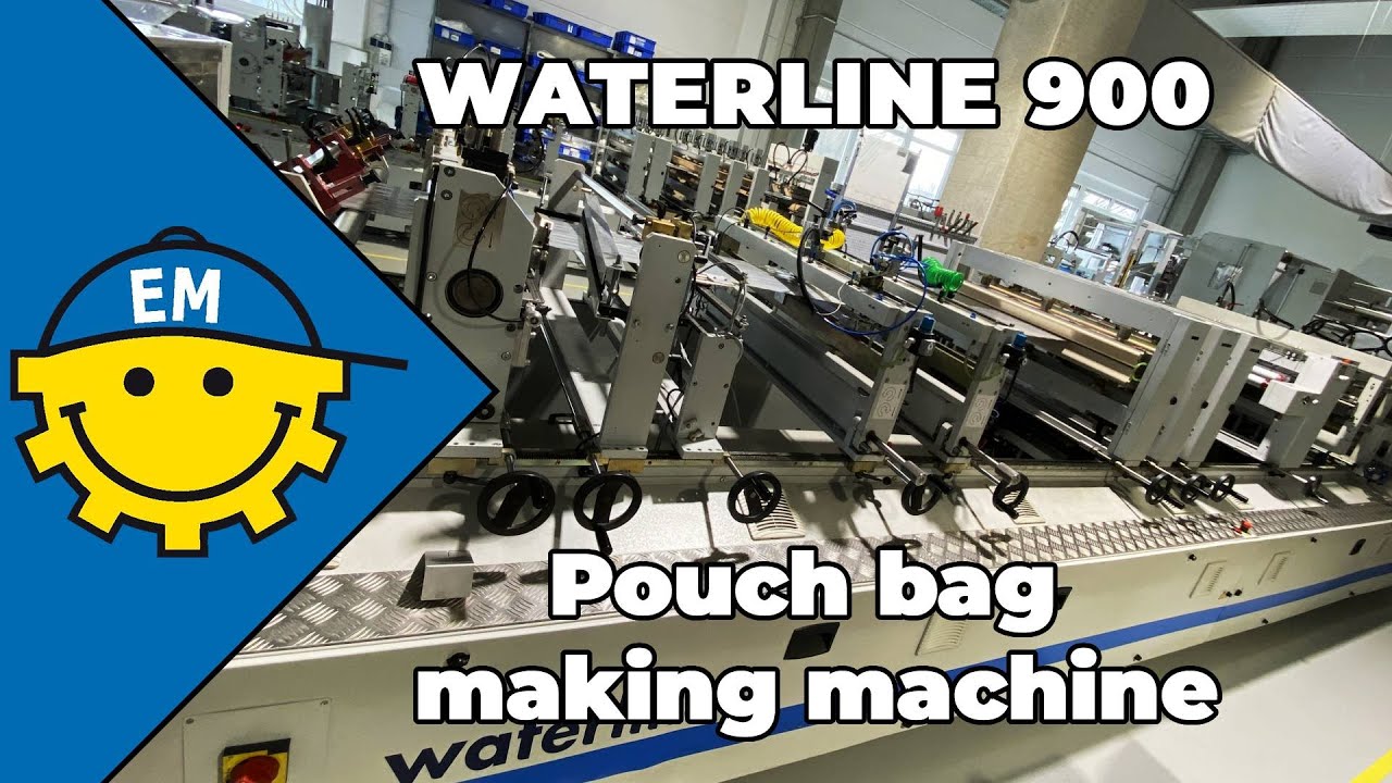 WATERLINE 900 | Pouch bag making machine - YouTube