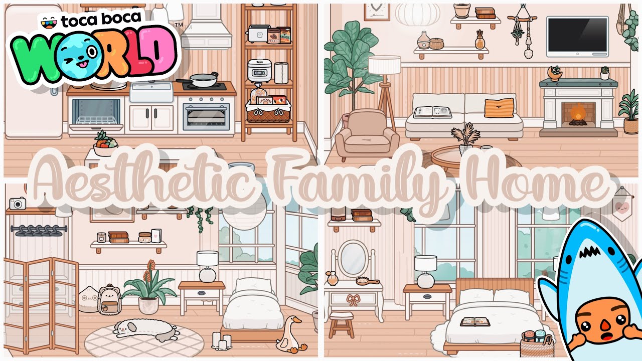 Aesthetic Family Home Build!? | Toca Boca World (Maple Avenue Home ...