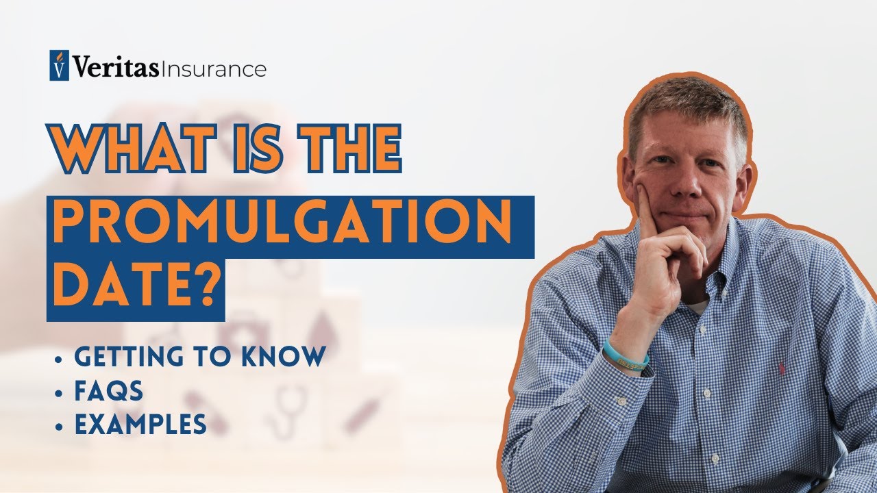 What is a Promulgation Date? - YouTube