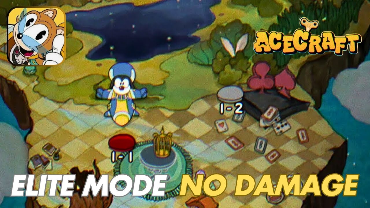 ACECRAFT Gameplay Chapter 1 Elite Mode Full Walkthrough No Damage Taken ...