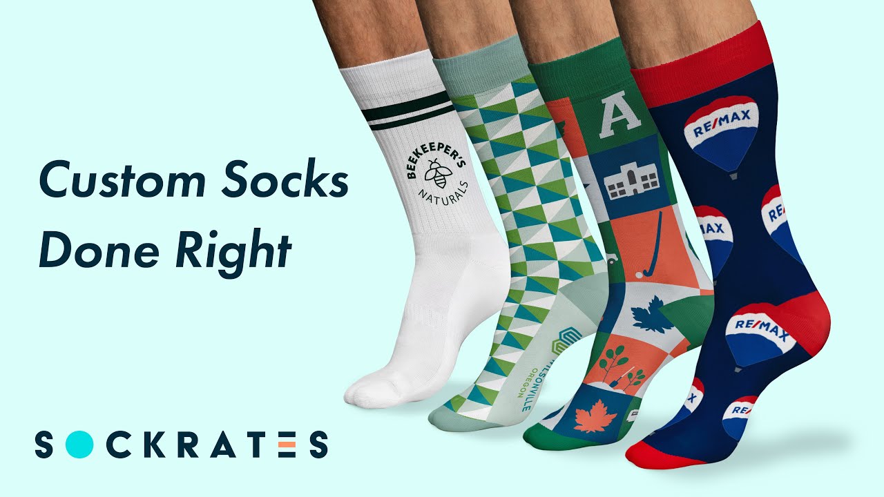 How Sockrates Custom Socks Work - YouTube
