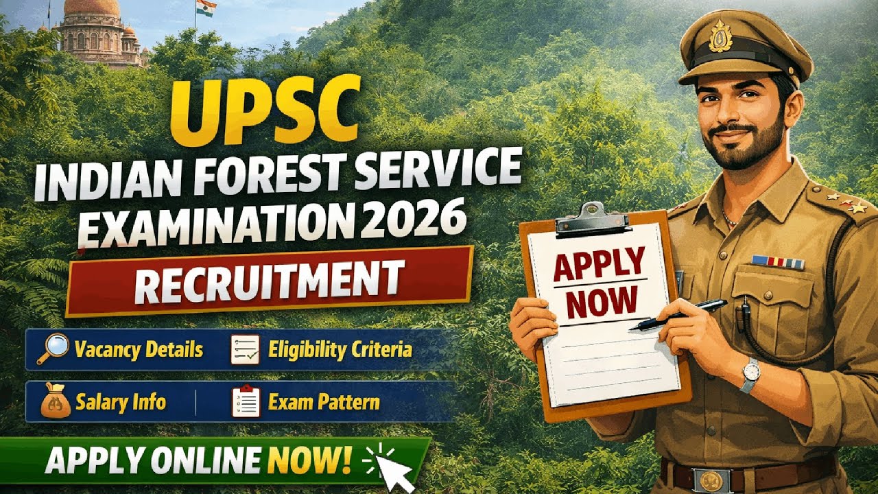 UPSC Indian Forest Service 2026 Recruitment 🔥 80 Vacancies | IFoS Apply ...