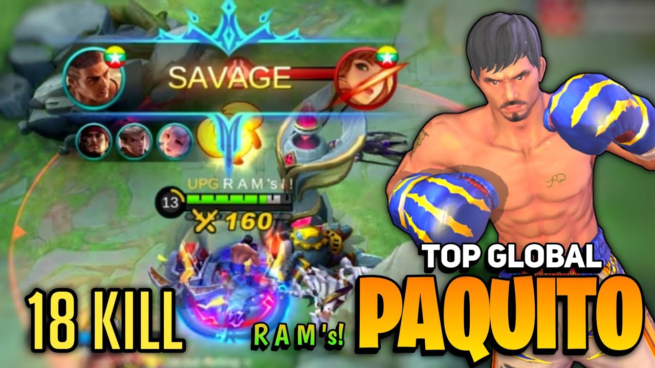 PERFECT SAVAGE! Paquito Best Build 2021 [Top Global Paquito Gameplay] R ...