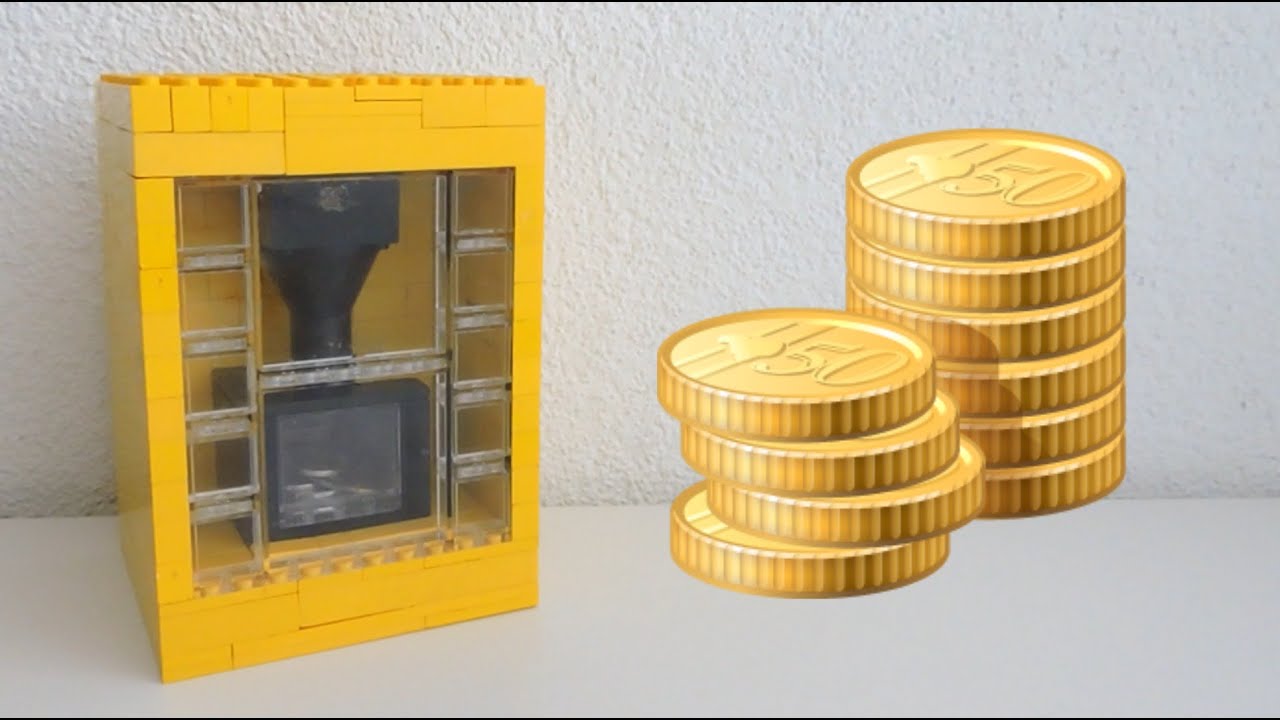Lego illusion Coin Bank - YouTube