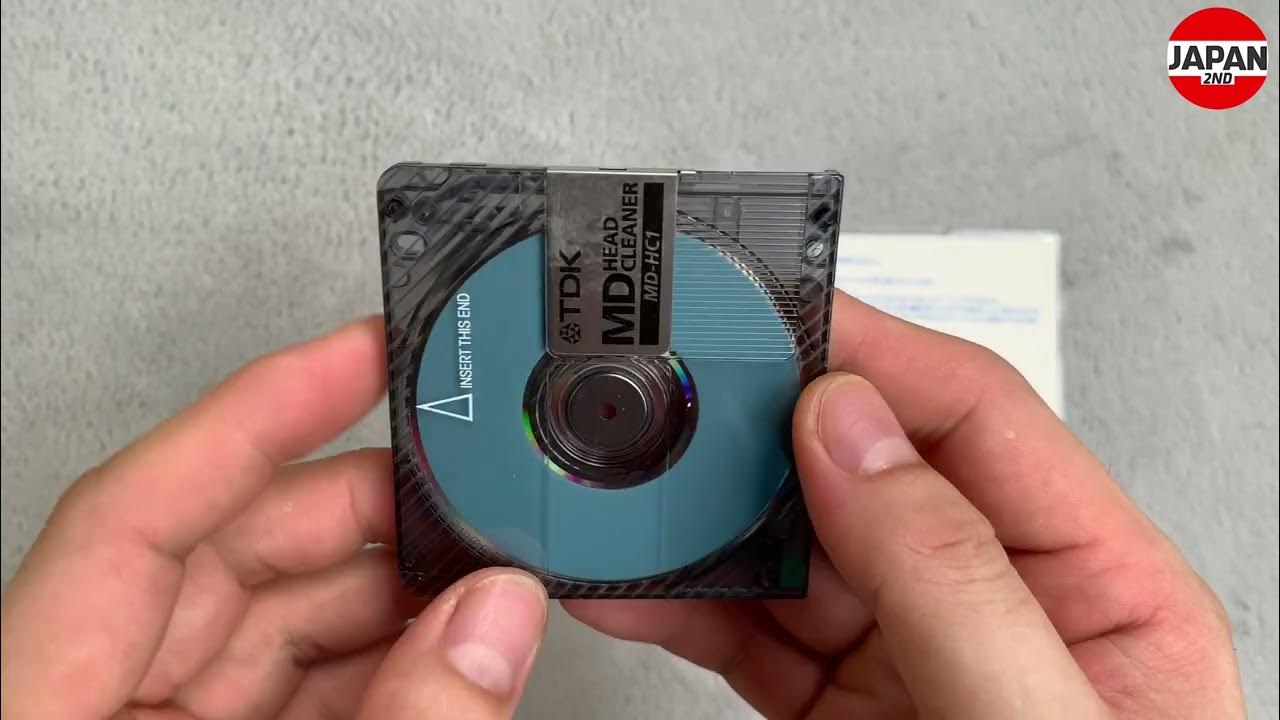 Đĩa vệ sinh mắt TDK MD head cleaner for MD Recorrder MD-HC1 MDヘッドクリーナーMDレンズクリーナー - YouTube