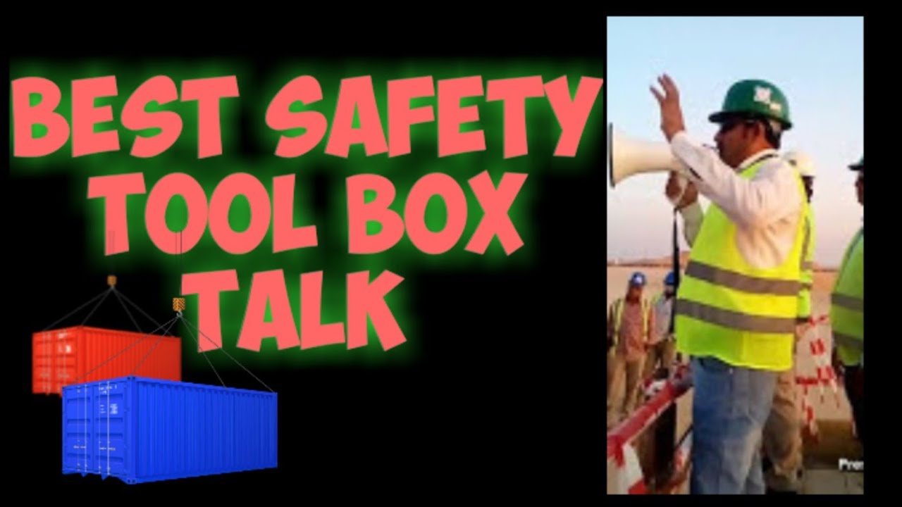 CCE Safety Tool box talk khurais project 2017 - YouTube