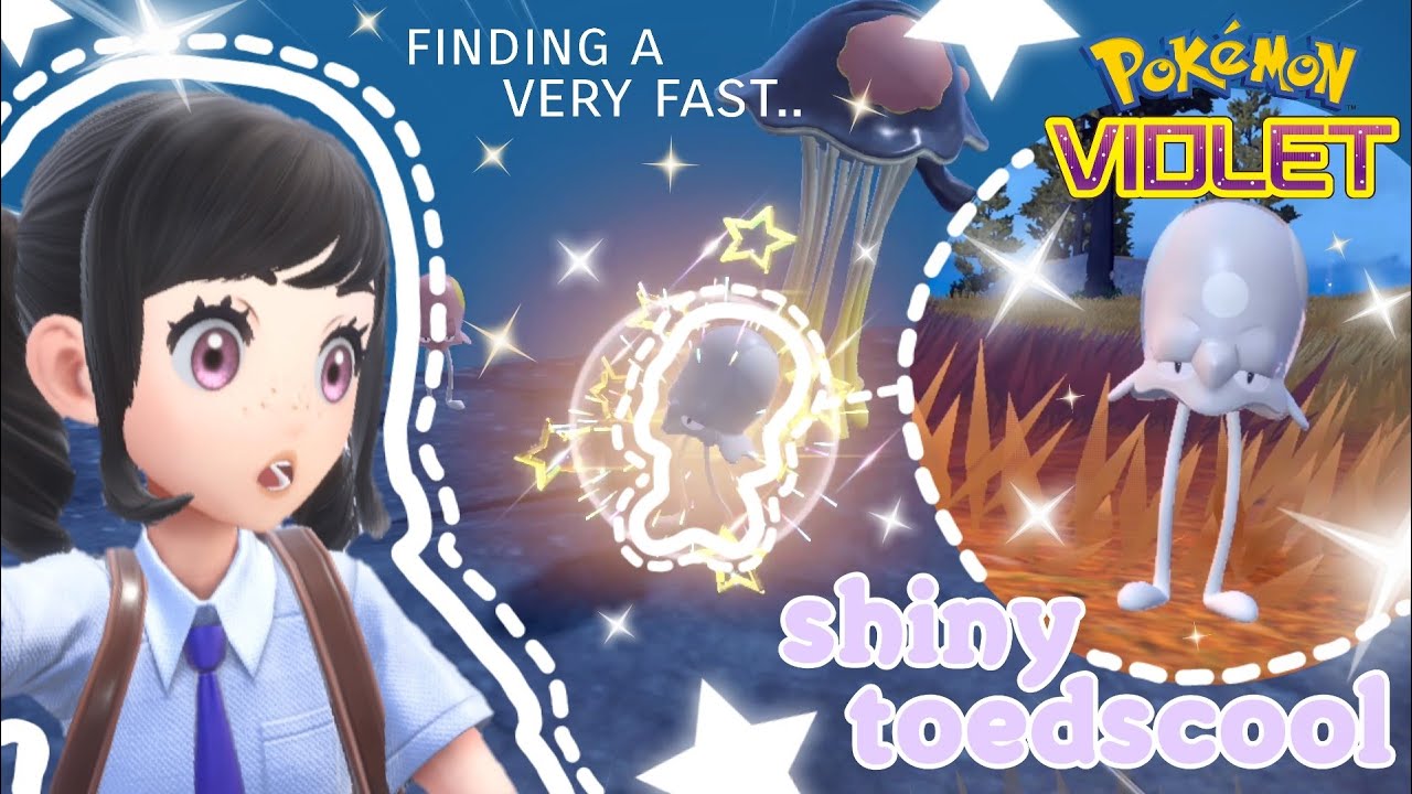 FINDING A VERY FAST SHINY TOEDSCOOL! (Pokemon Violet) ♡ - YouTube