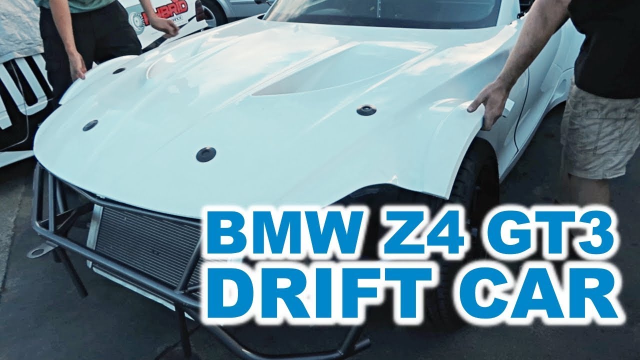 BMW Z4 V8 GT3 DRIFT CAR GETTING CLOSE - YouTube
