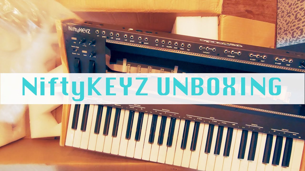 UnBoxing NiftyKEYZ and Eurorack Build - YouTube