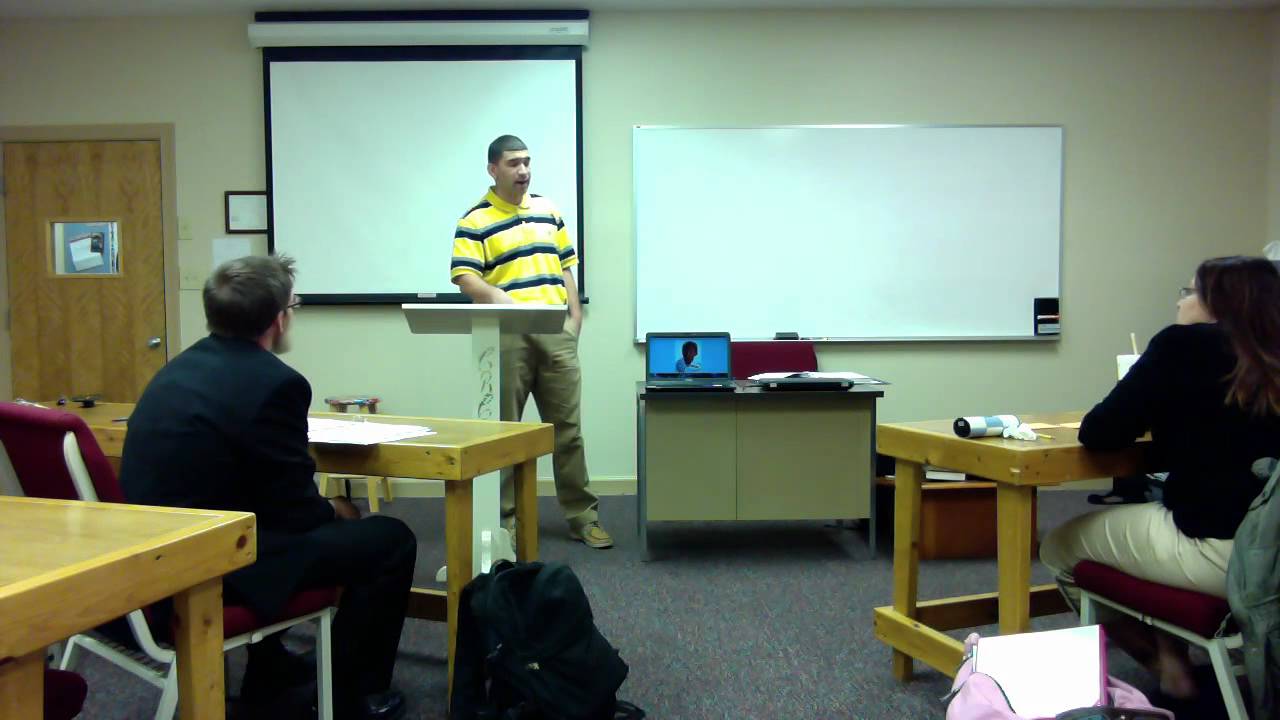 Dustin Chavis Persuasive Speech - YouTube