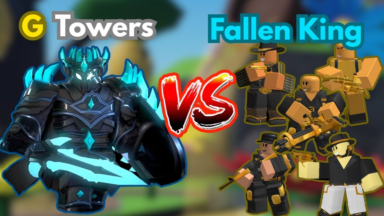 Golden Towers VS Fallen KIng. TDS - YouTube
