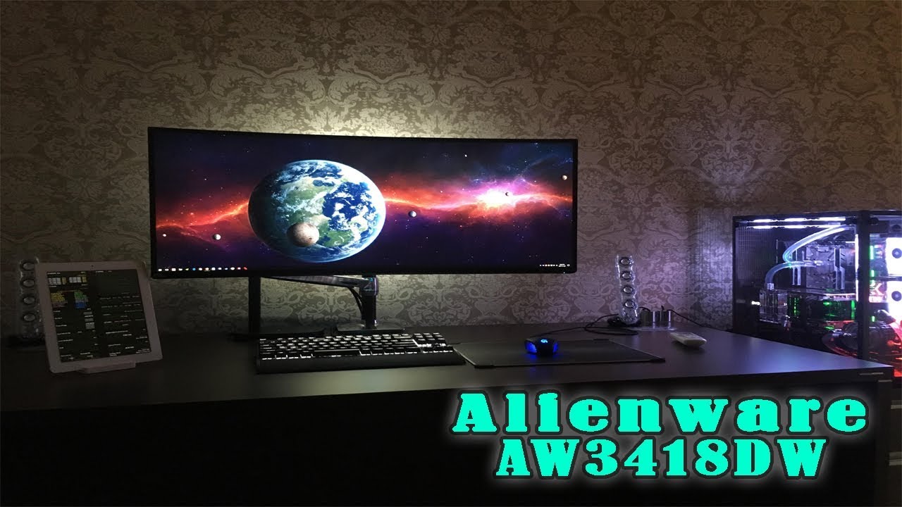 The Best G Sync Monitor in 2018 - Alienware AW3418DW - YouTube