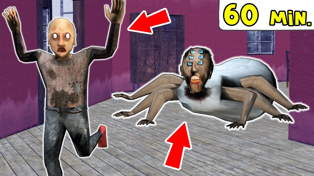 Grandpa vs Granny-Spider - funny horror animation parody (60 min. super ...