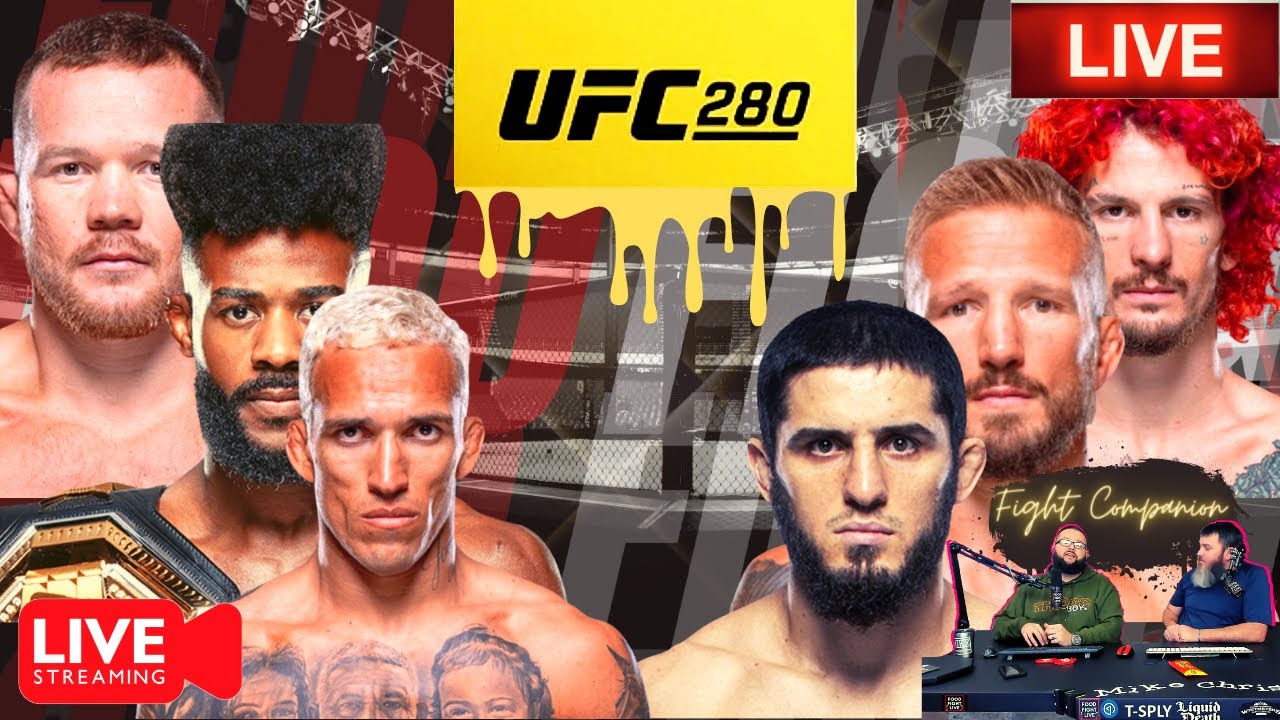 🔴 UFC 280 LIVE Charles Oliveira vs. Islam Makhachev FIGHT COMPANION ...