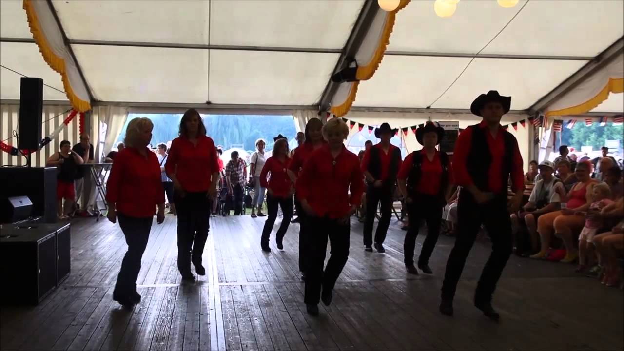 Pontoon Line Dance - Shitkickers Line Dancer Bremerhaven - YouTube