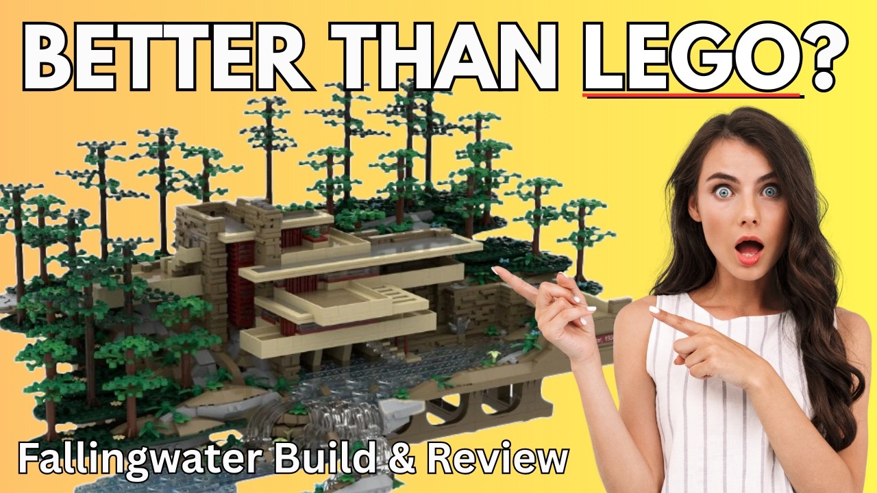 Building America's Most Famous Home - Fallingwater by the Atom Brick ...