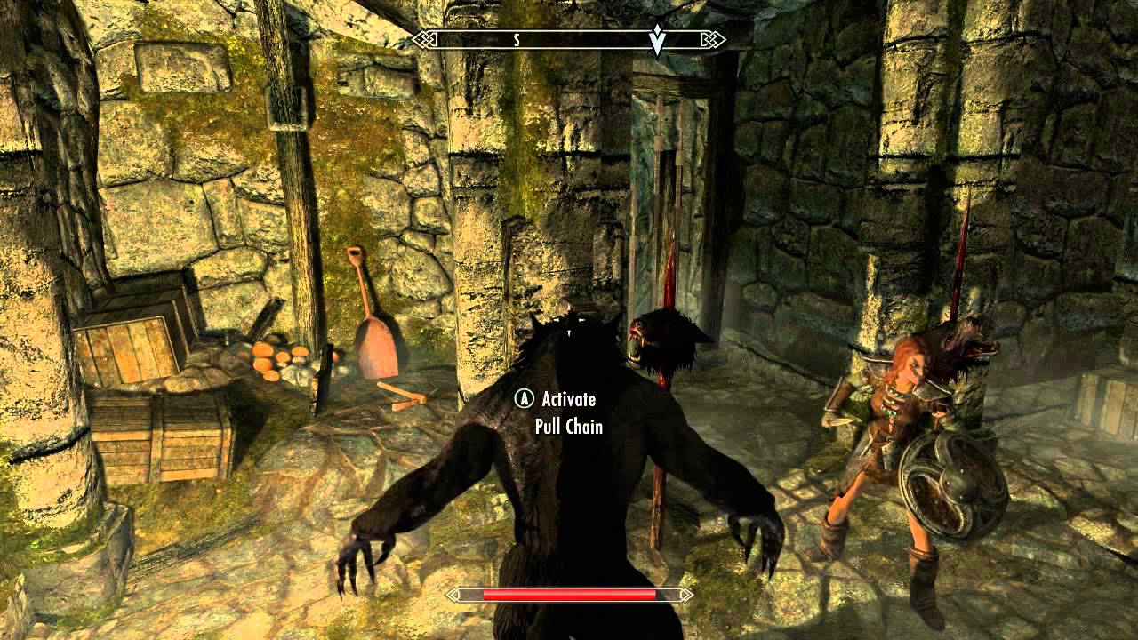 Werewolf transformation - The Elder Scrolls V: Skyrim HD - YouTube