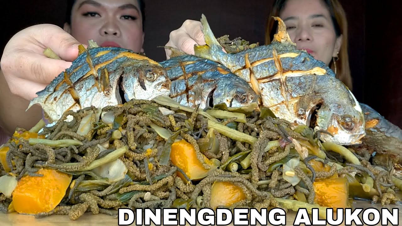 DINENGDENG NA ALUKON PRITONG POMPANO | ILOCANO DISH | MUKBANG ...