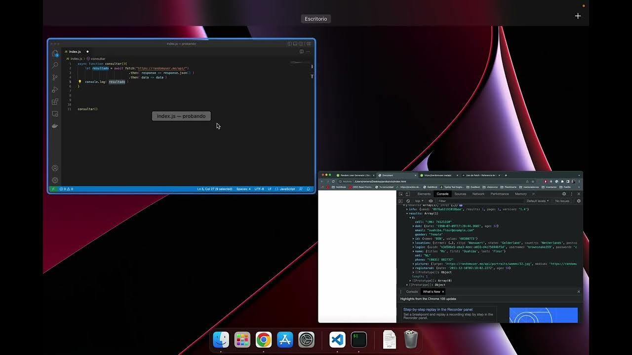 Conociendo la api randomuser.me - YouTube