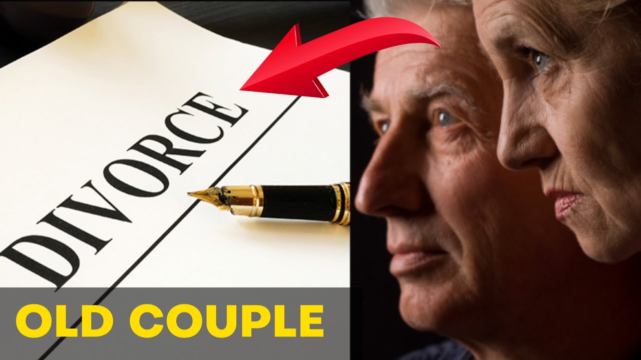 An old couple around the age of 70 file a divorce - YouTube