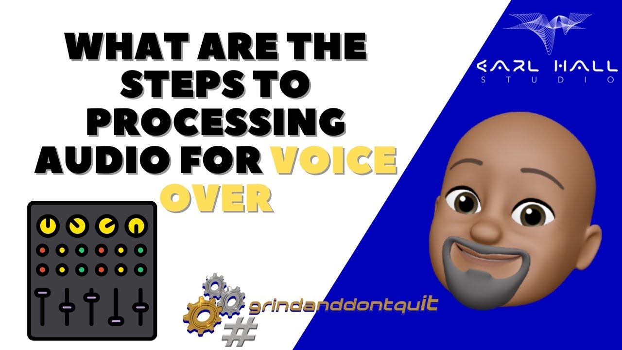 what are the steps to processing audio for voice over - YouTube
