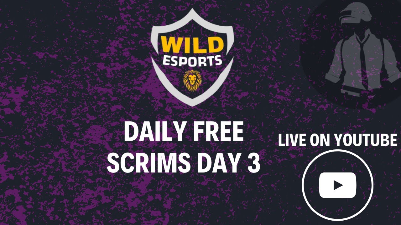 DAY 4 FREE SCRIMS WITH PRIZEPOOL | WILD ESPORTS - YouTube