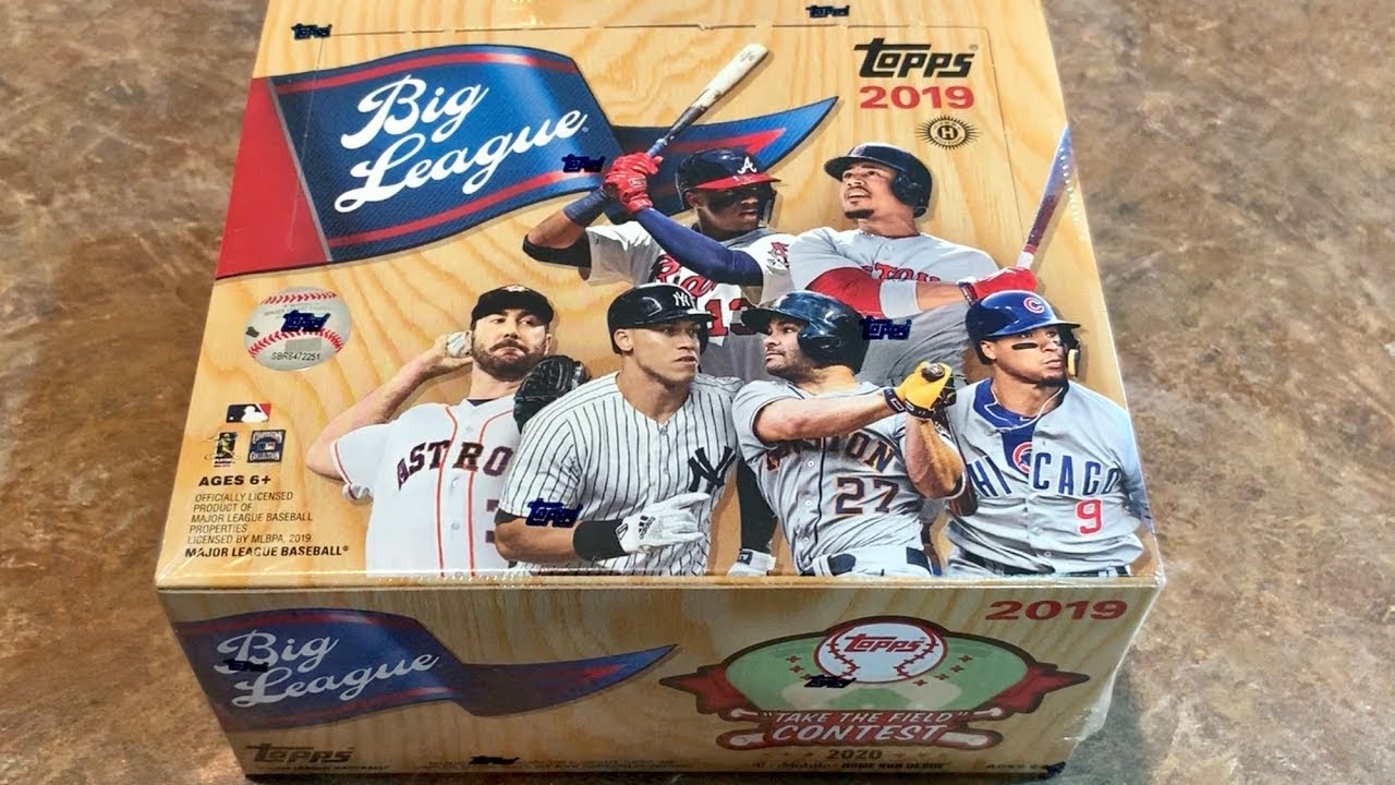 NEW RELEASE! 2019 TOPPS BIG LEAGUE BASEBALL CARD BOX OPENING - YouTube