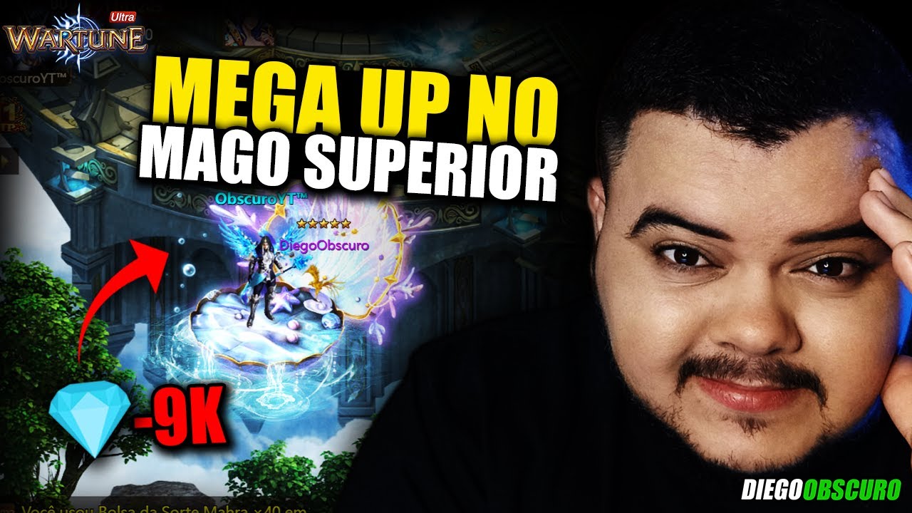 Mega UP no Mago 1.1KK de PODER Atena Ta Sinistra Wartune Ultra - YouTube
