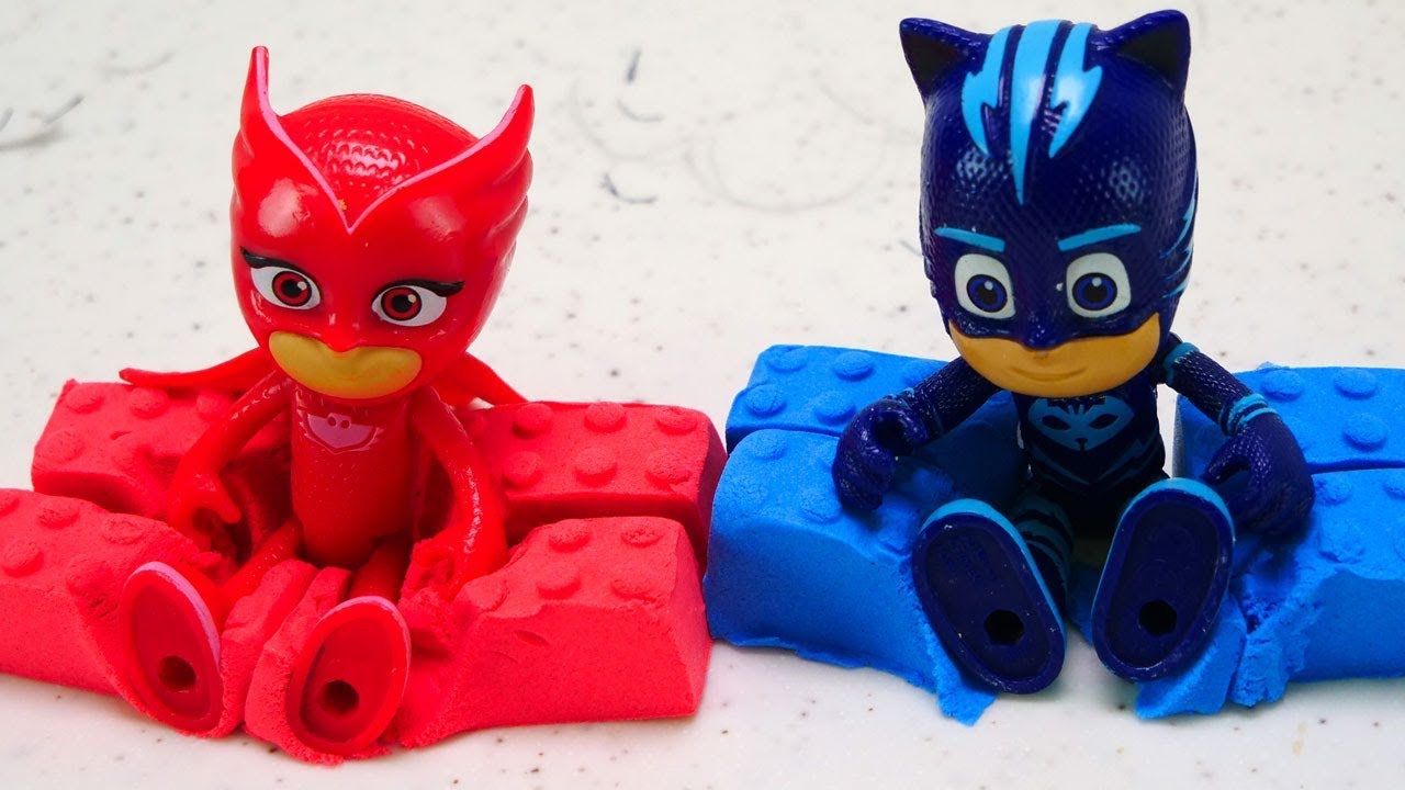 Pj Masks Toys and Beads, Learn Colors for Kids - YouTube